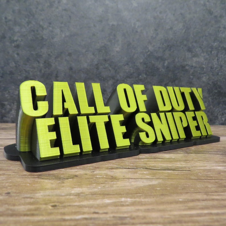 Custom 3D Printed Name Plate With Custom Fonts & Colors - Gift for ...