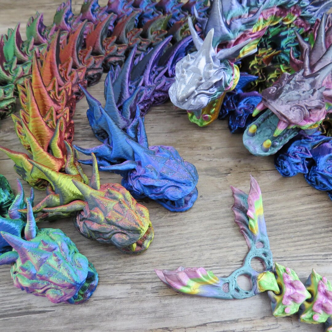 720mm Midgard Serpent - Flexi 3D Printed - Viking Mythology Snake - Etsy