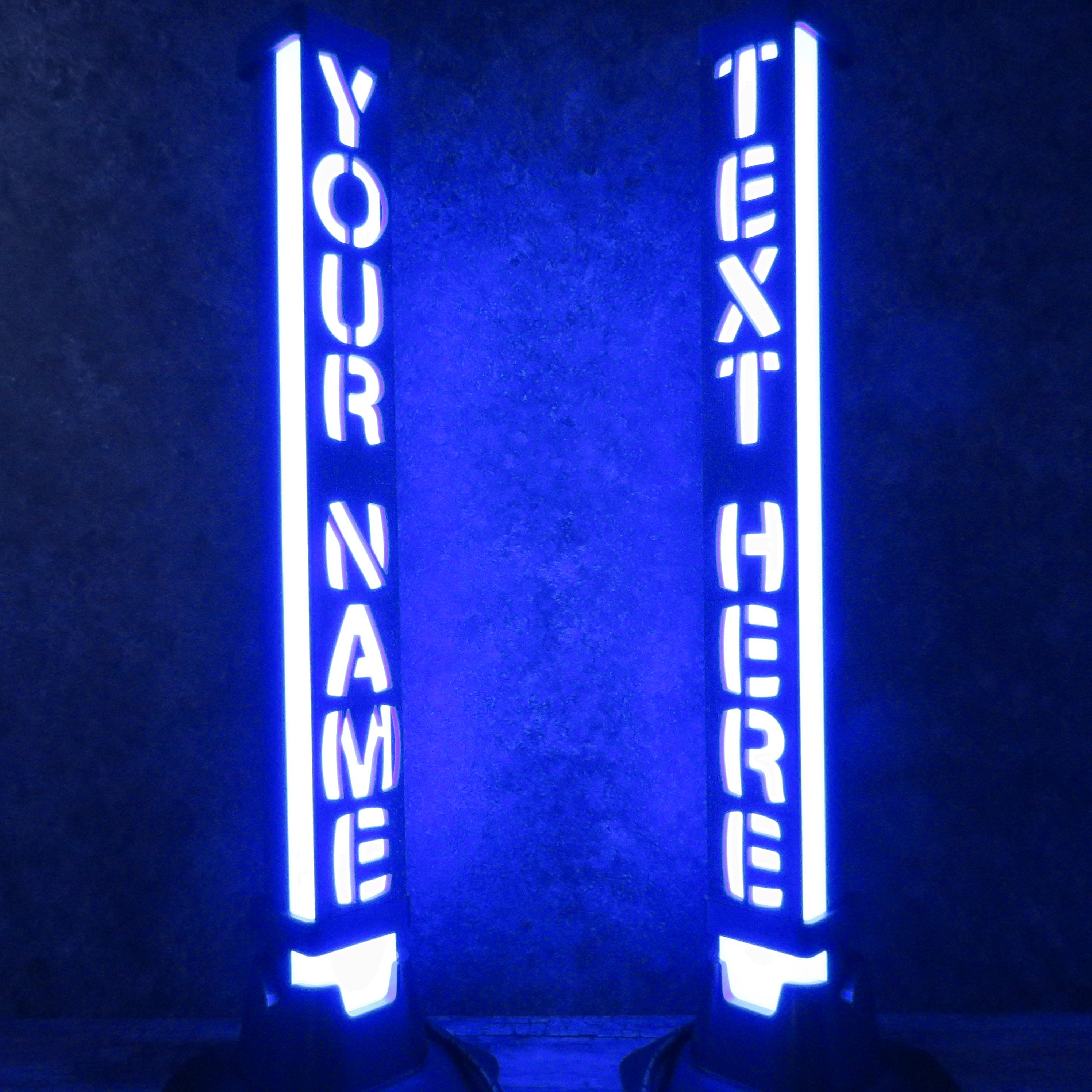 Personalized Custom Gamertag Light Sign Custom Gamer Tag Sign ...