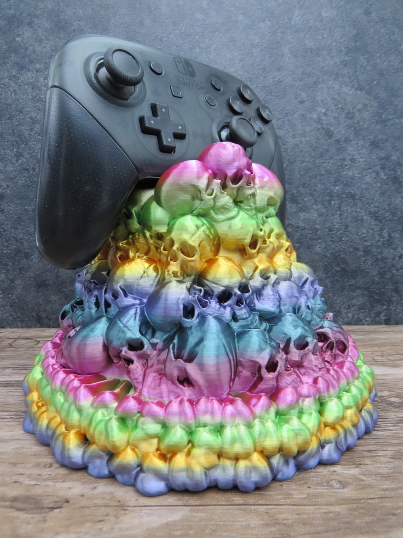 Skull Controller Stand 10 Colors for Xbox, Playstation, Switch Pro ...