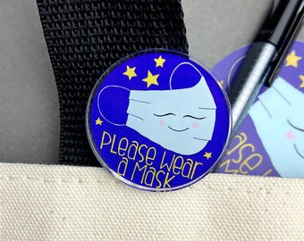 Face Mask Pin | Etsy
