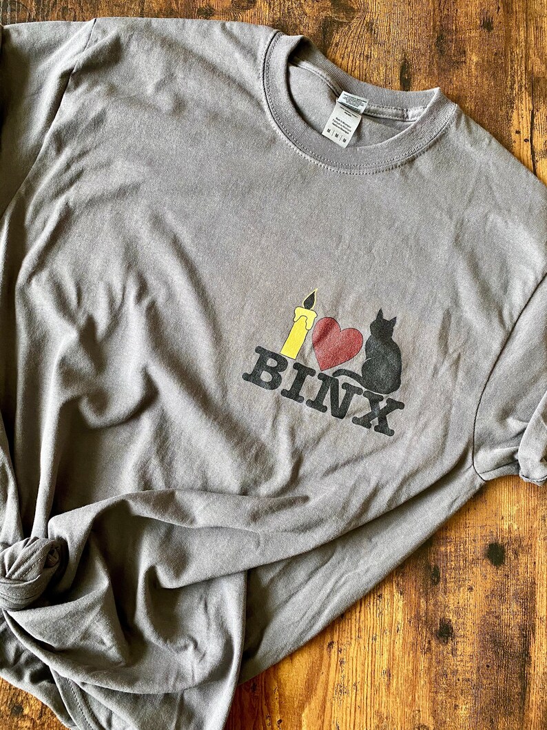I LOVE BINX T-SHIRT Thackery Binx Shirt Binx Cat Shirt - Etsy