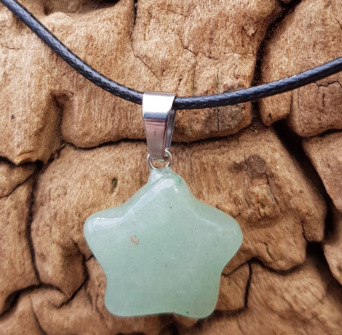 Star Shaped Crystal Healing Necklace Pendants - Etsy