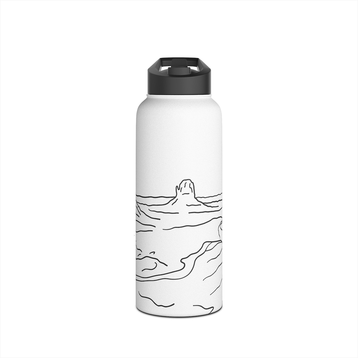 Monument Valley Stainless Steel Water Bottle, Standard Lid - Etsy