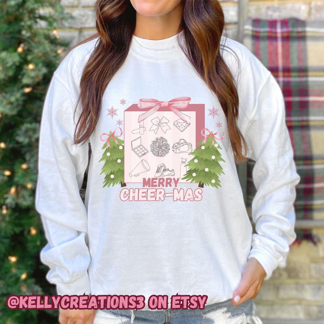 Merry Cheer Christmas Pink PNG Design - Etsy