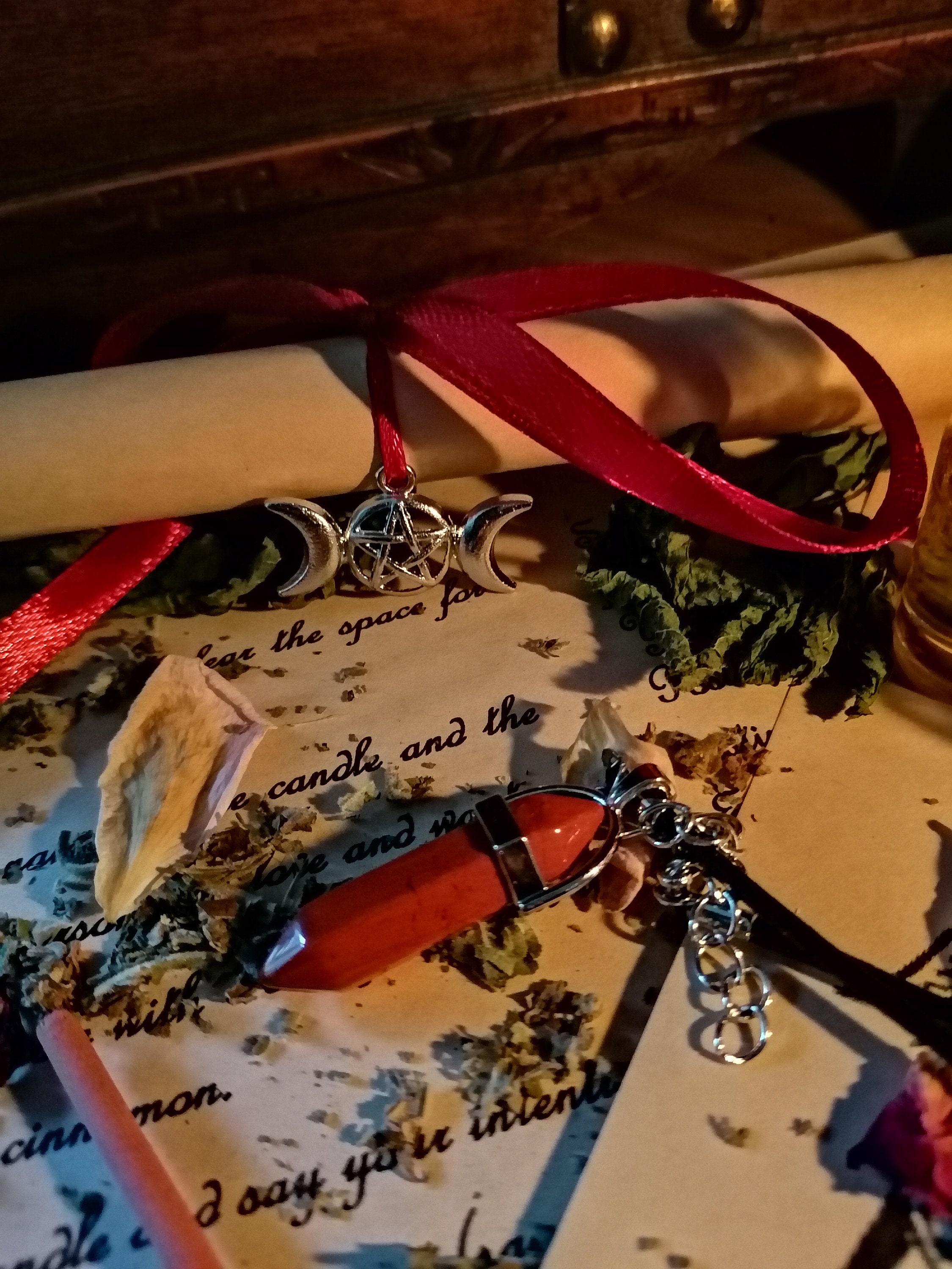 Love Spell Kit Ritual Magic Witchcraft Wicca Pagan Red Candle - Etsy UK