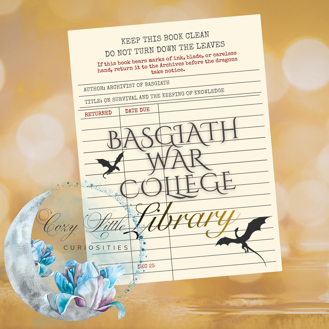 Basgiath War College Library Lock Screen Fourth Wing–inspired Fantasy ...