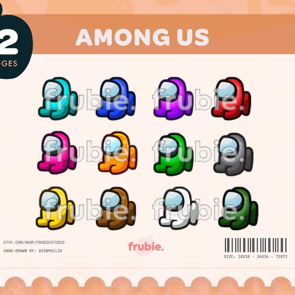 Among Us Emotes - Etsy