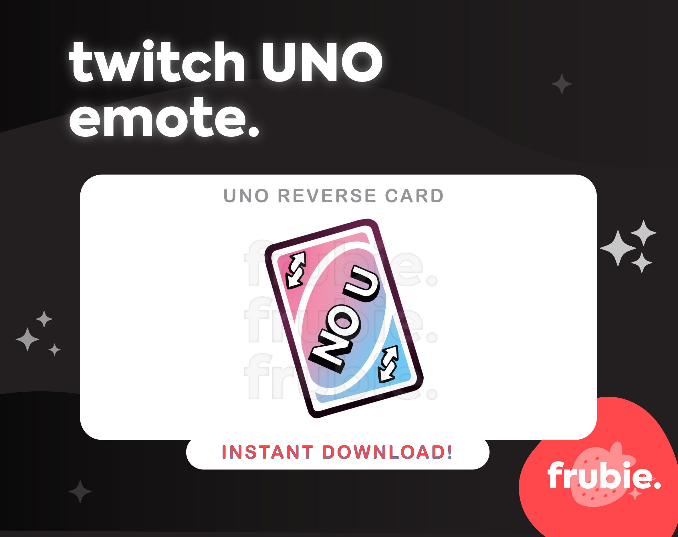 Uno Twitch Emote / Uno Reverse / Cute / Pink - Etsy