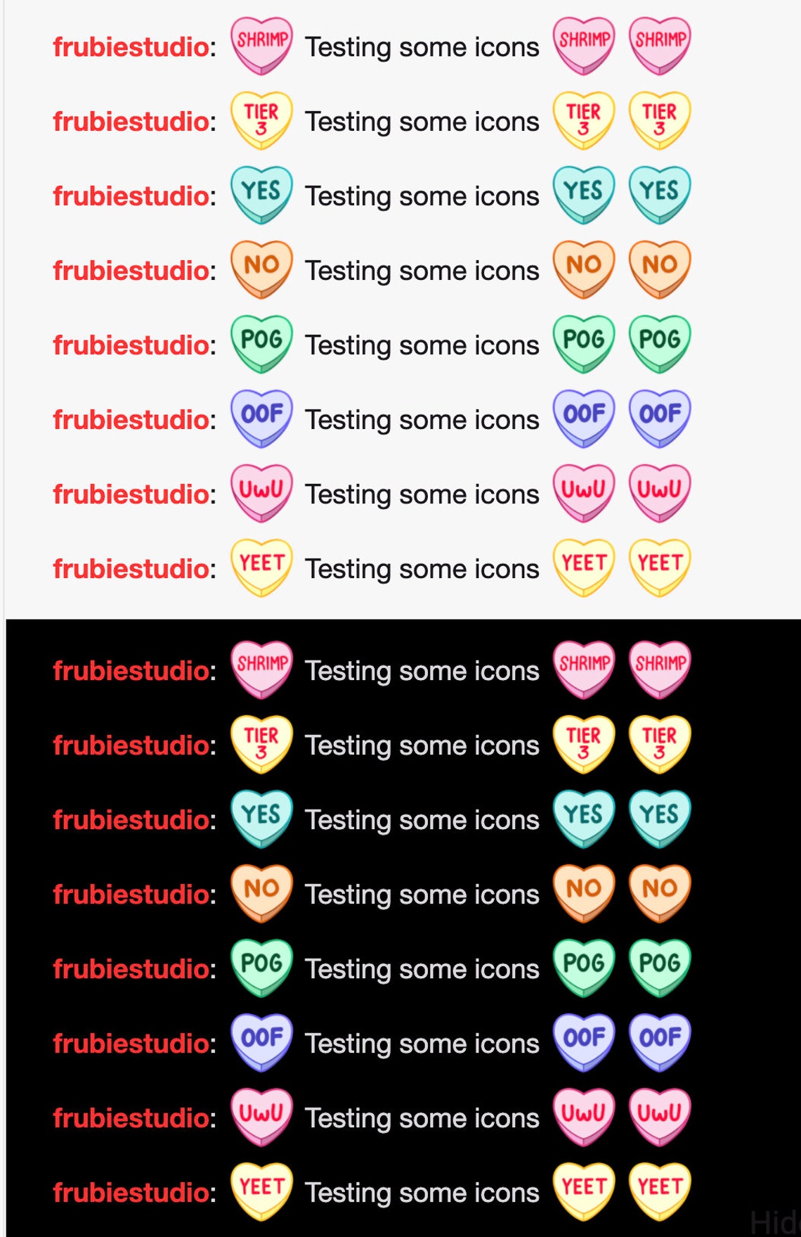 Twitch Valentine Sweet Heart Emotes / Valentine Emotes / Cute - Etsy