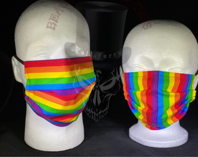 Pride Face Mask, Pride Month Gift, Pride Month Mask, Rainbow Face Mask ...