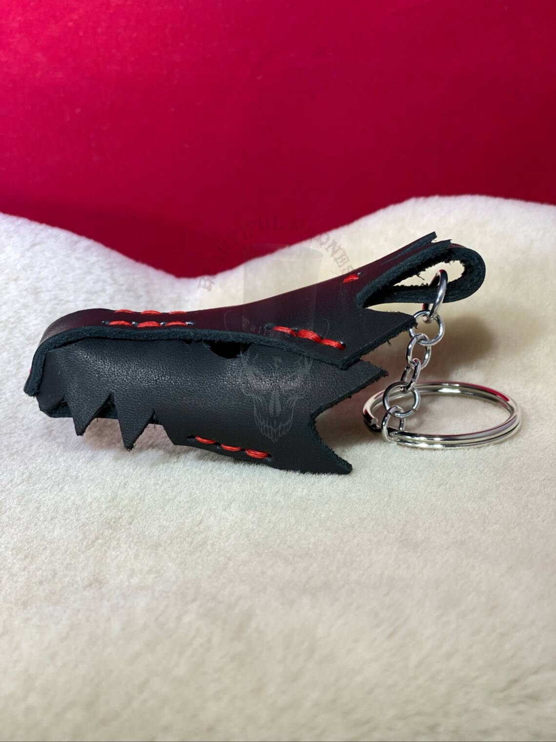 Leather Dragon Keychain/key Fob/zipper Pull - Etsy