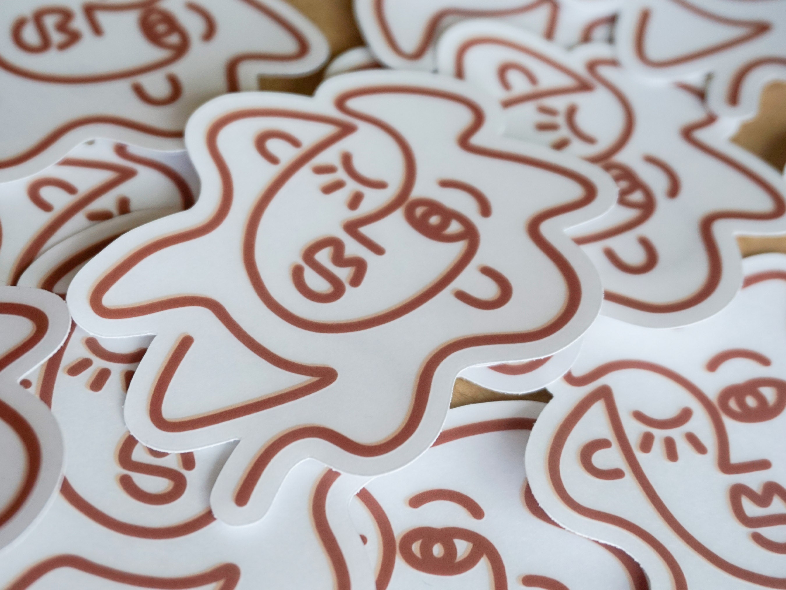 Woman Line Drawing Sticker Vinyl Sticker for Laptops - Etsy