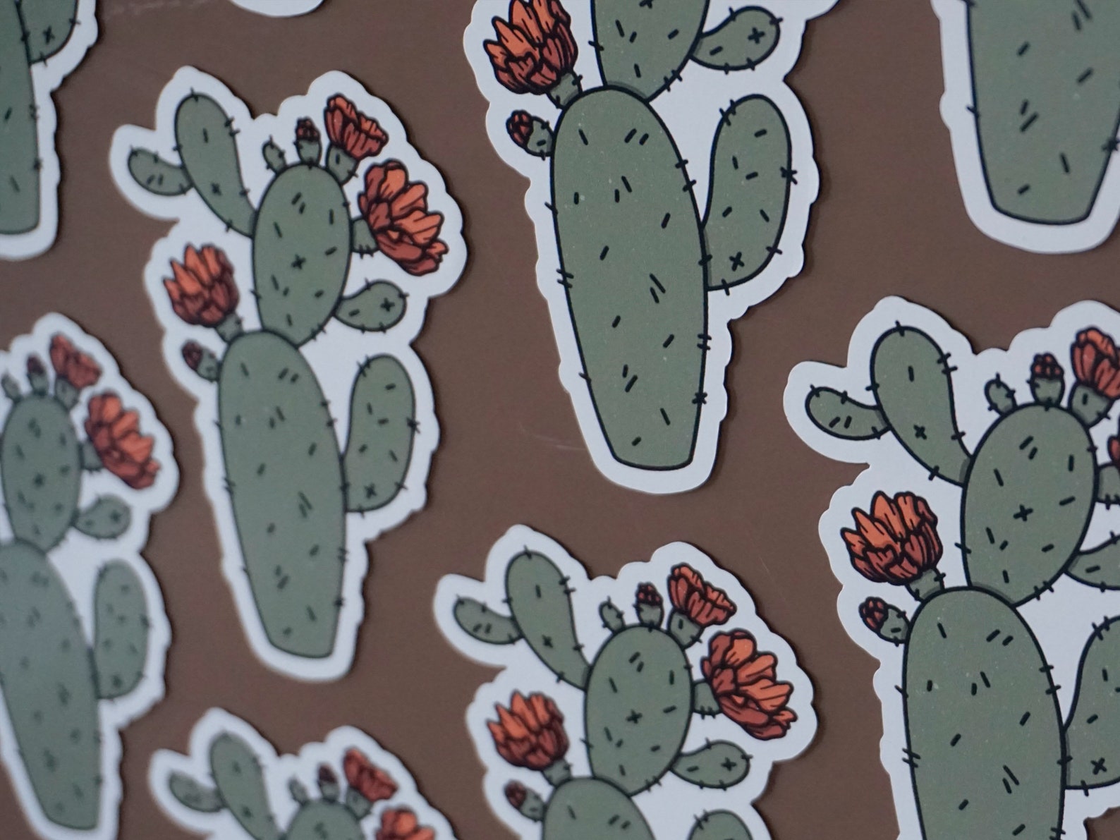 Desert Cactus Magnet Cacti Flower Houseplant Magnet - Etsy