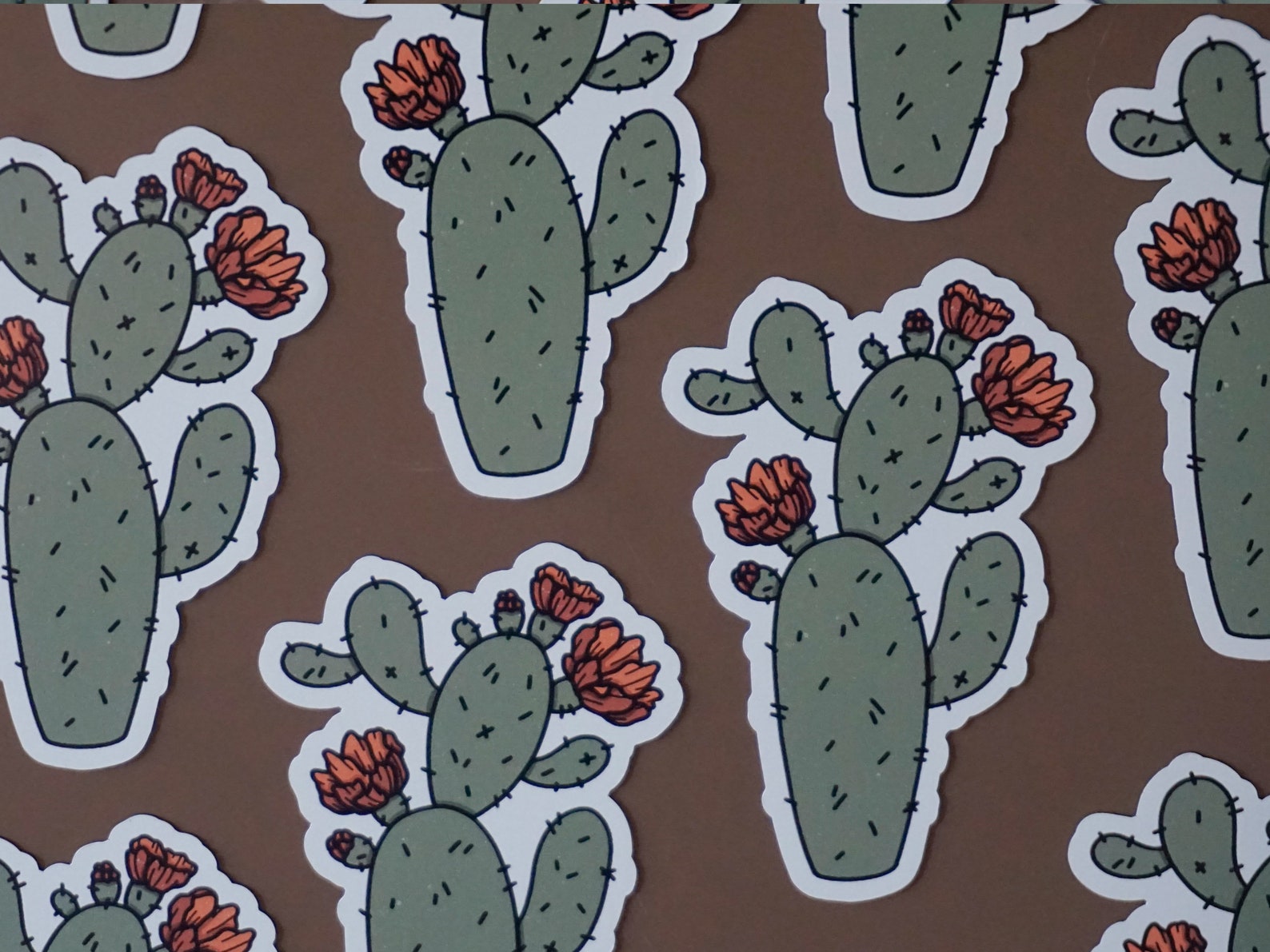 Desert Cactus Magnet Cacti Flower Houseplant Magnet - Etsy