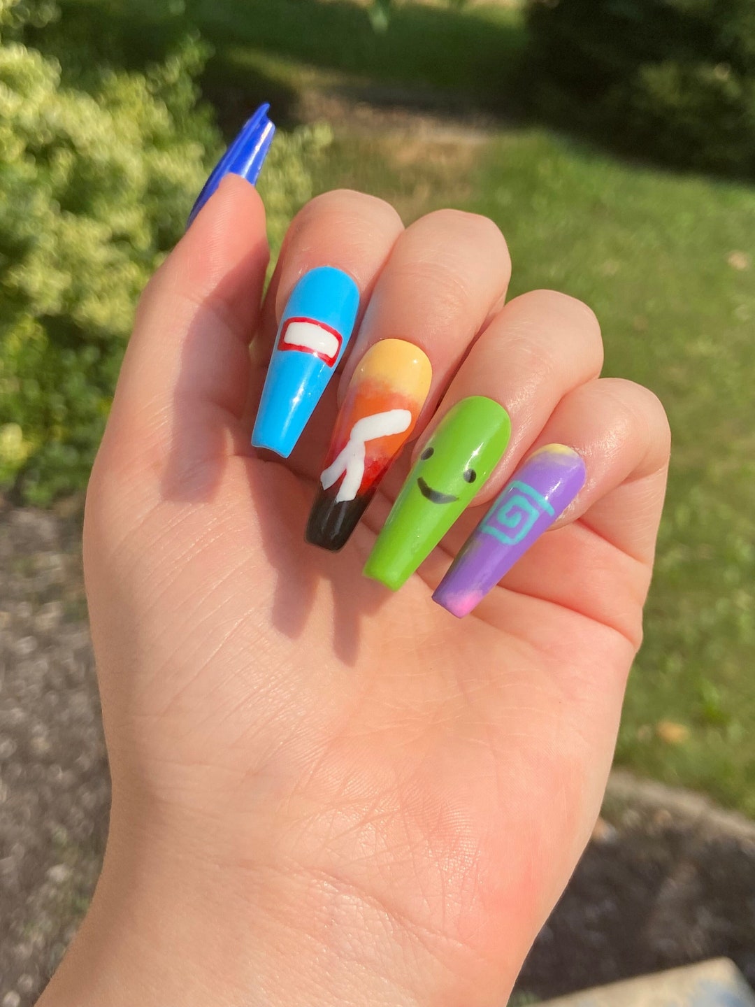 Feral Boy Nails Dream Smp Nail - Etsy