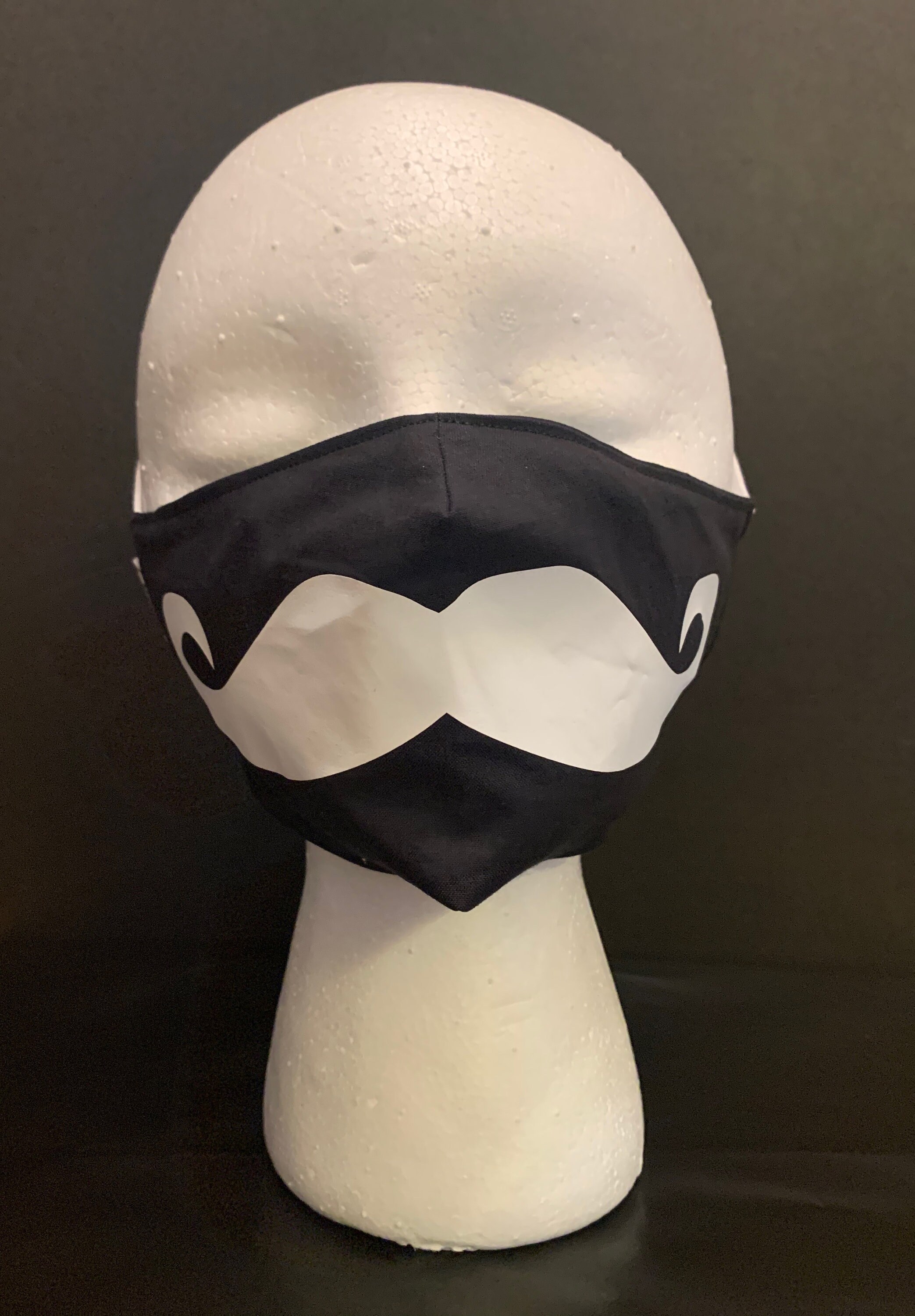 Mustache Adjustable Mask - Etsy