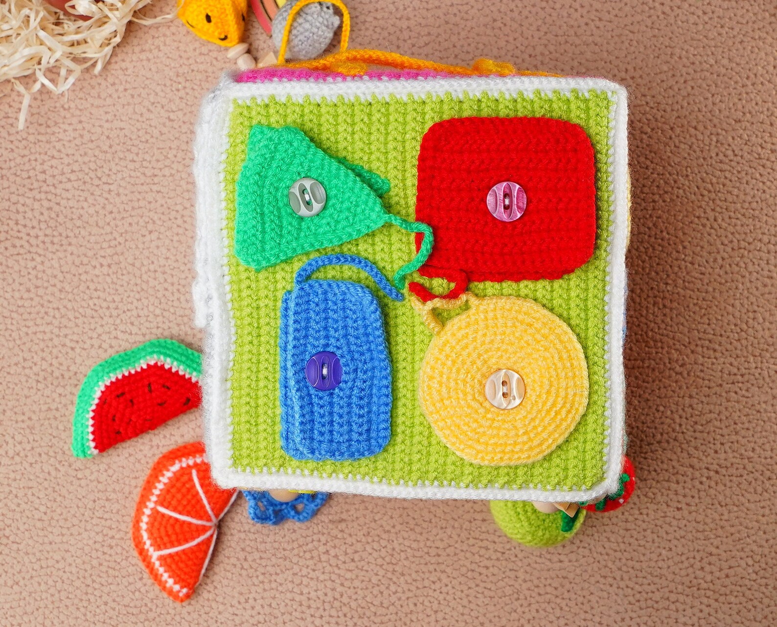 Busy Cube Cube Activity Cube Activity Cube Crochetquiet Cube Sensory ...