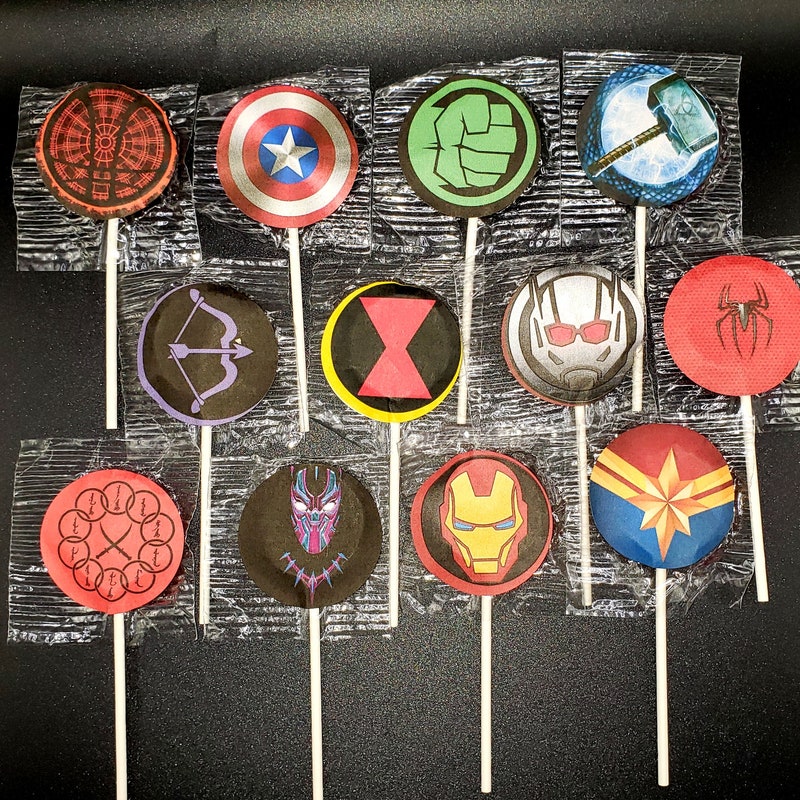 Superhero Lollipop - Etsy