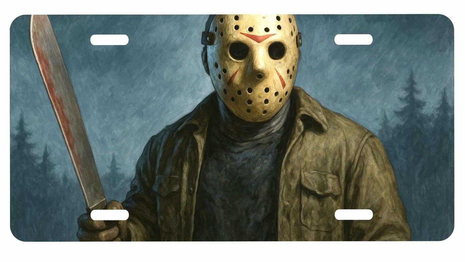 Scary Horror Themed Vanity Plates ~ Freddy Jason Michael - Etsy