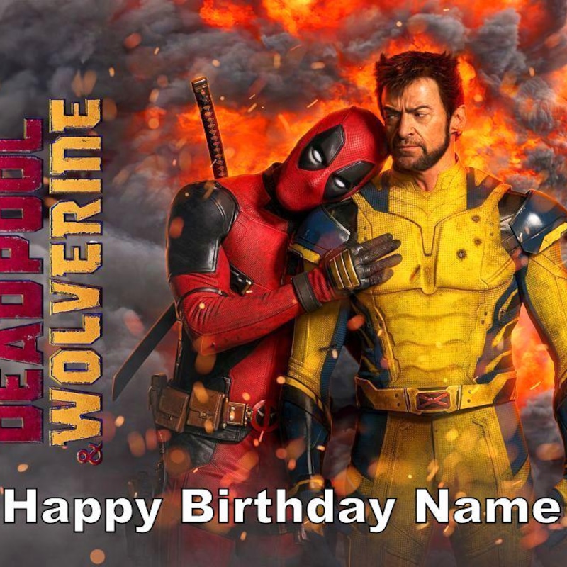 Deadpool and Wolverine Cake Topper - Etsy