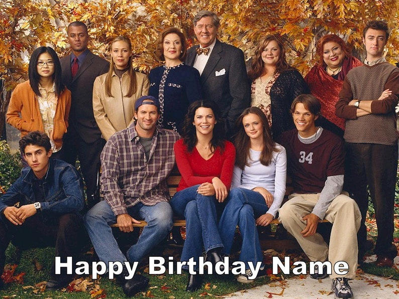 Gilmore Girls Edible Image Birthday Cake Topper 1/4 Sheet - Etsy