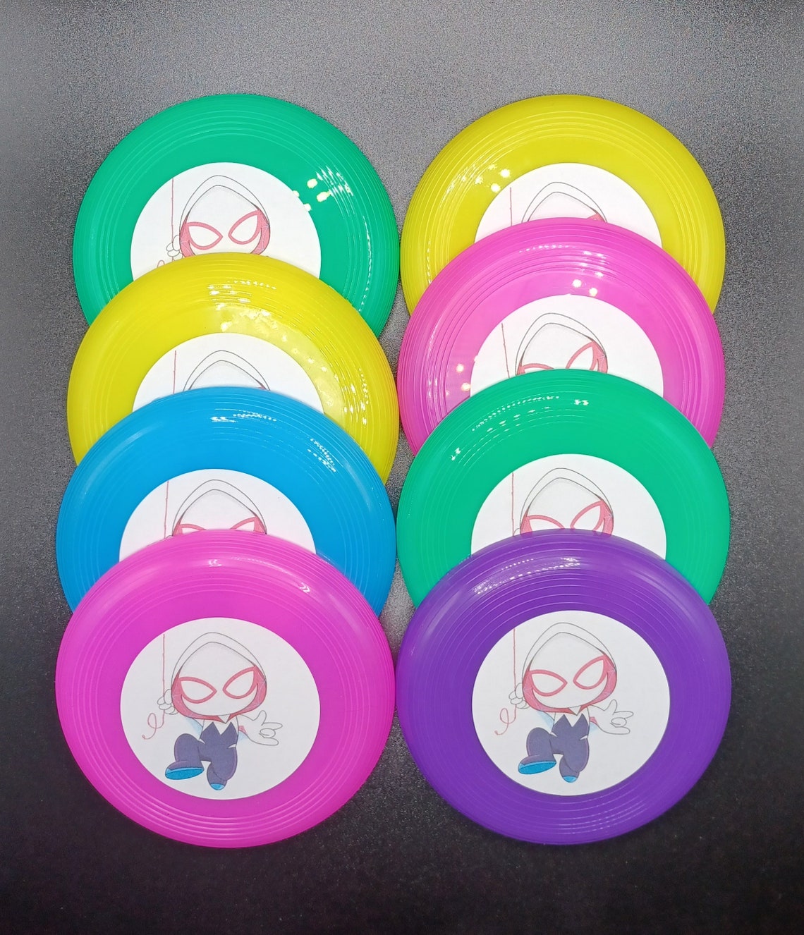 Ghost Spider Spiderman Mini Frisbees Birthday Party Favors - Etsy