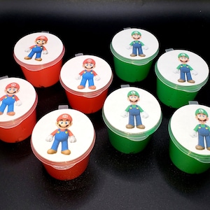 Super Mario Brothers Slime Party Favors Pack of 8 or 12 - Etsy