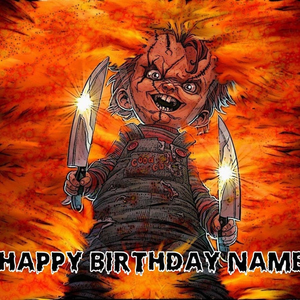 Chucky Birthday Cake - Etsy