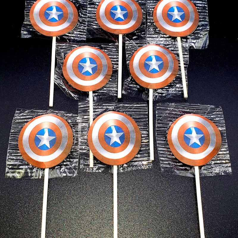 Superhero Lollipop - Etsy