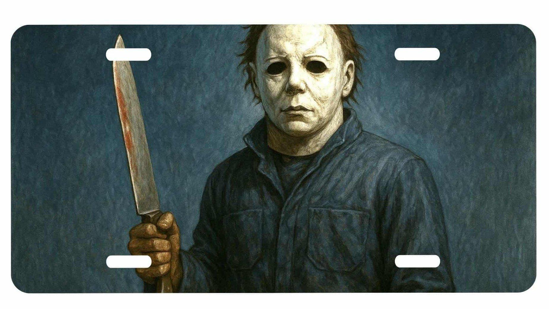 Scary Horror Themed Vanity Plates ~ Freddy Jason Michael - Etsy