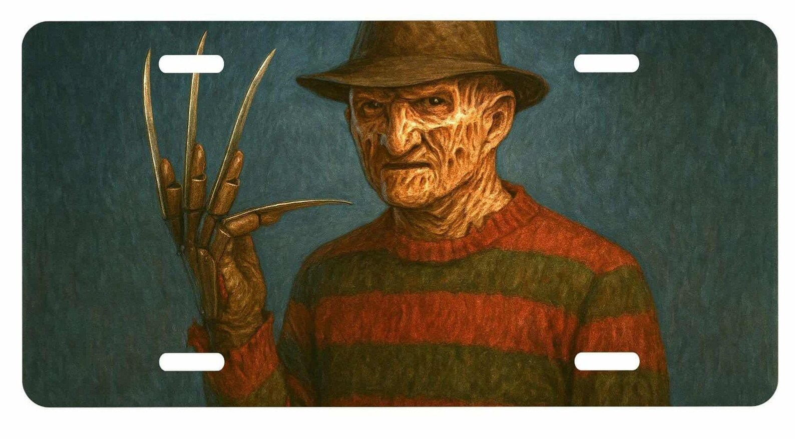 Scary Horror Themed Vanity Plates ~ Freddy Jason Michael - Etsy
