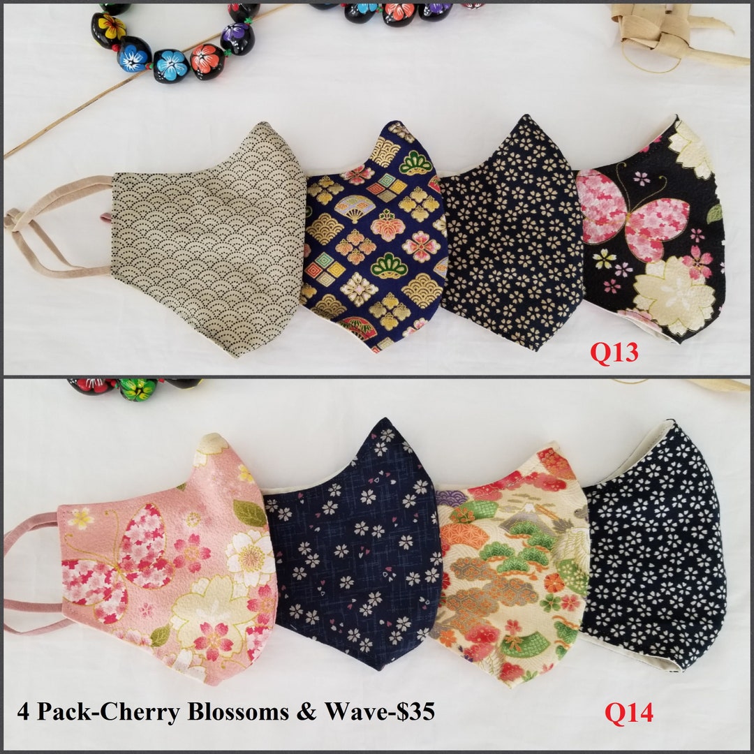 3 Layers Stylish Face Masks, Comfortable Fabric, Causal to Go With Soft ...