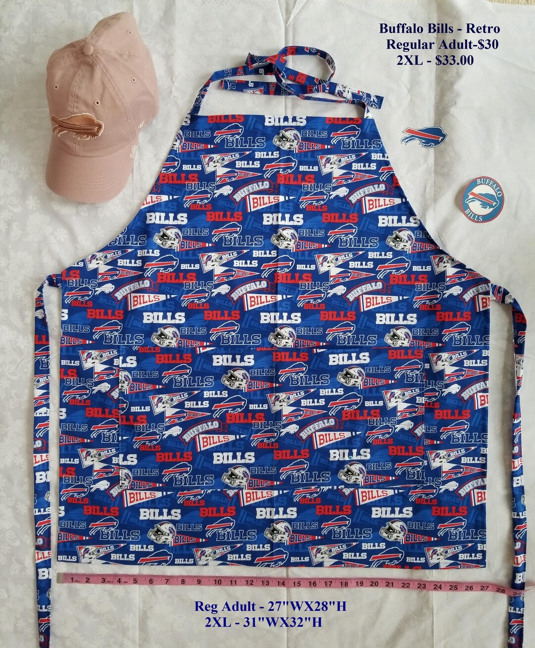 Buffalo Bills Adult Apron - Etsy