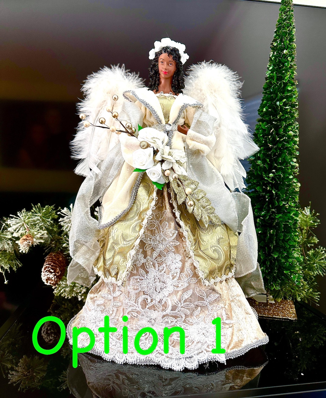 Christmas Tree Top Angel, Christmas Decor - Etsy