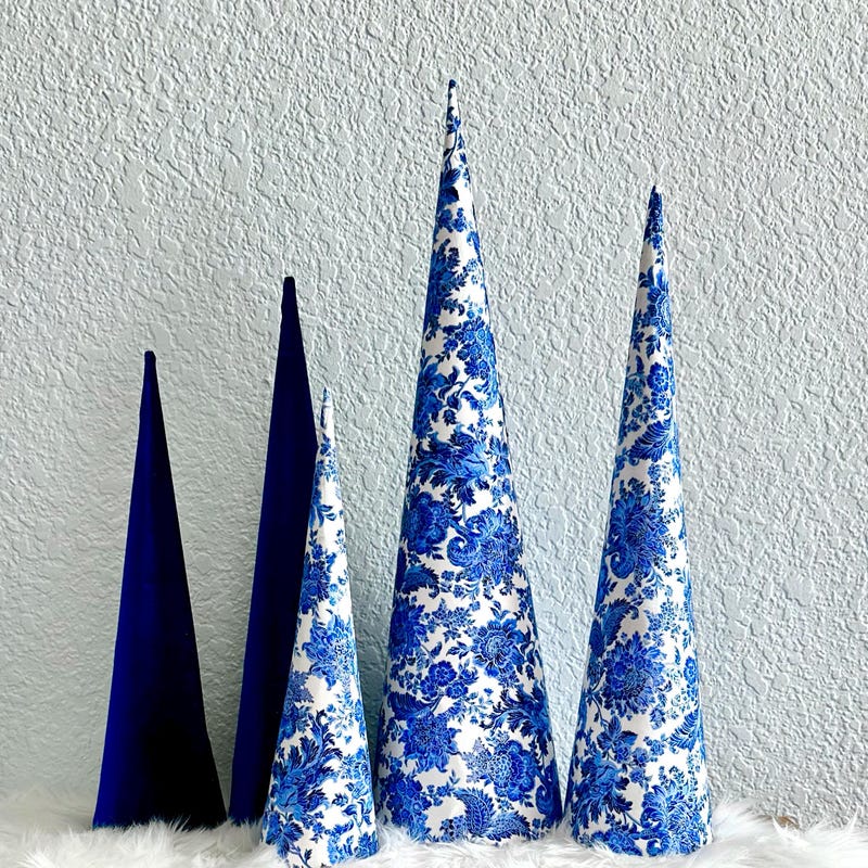 Chinoiserie Fabric Trees - Etsy
