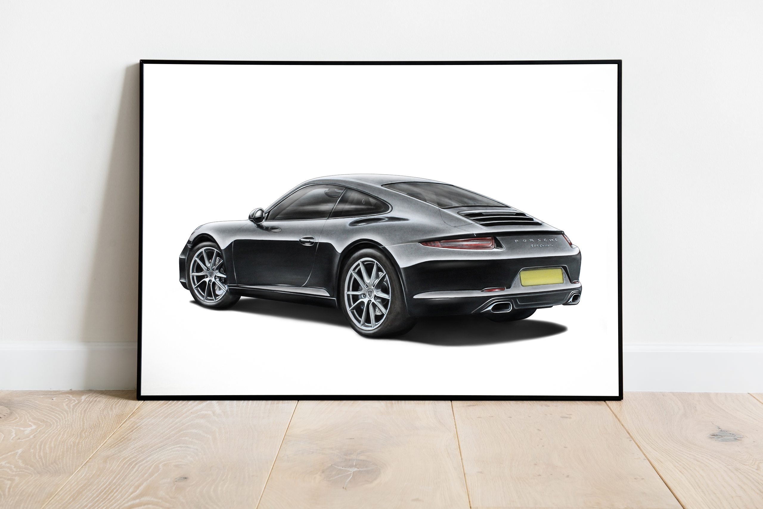 Porsche 911 991 Art Print - Etsy UK