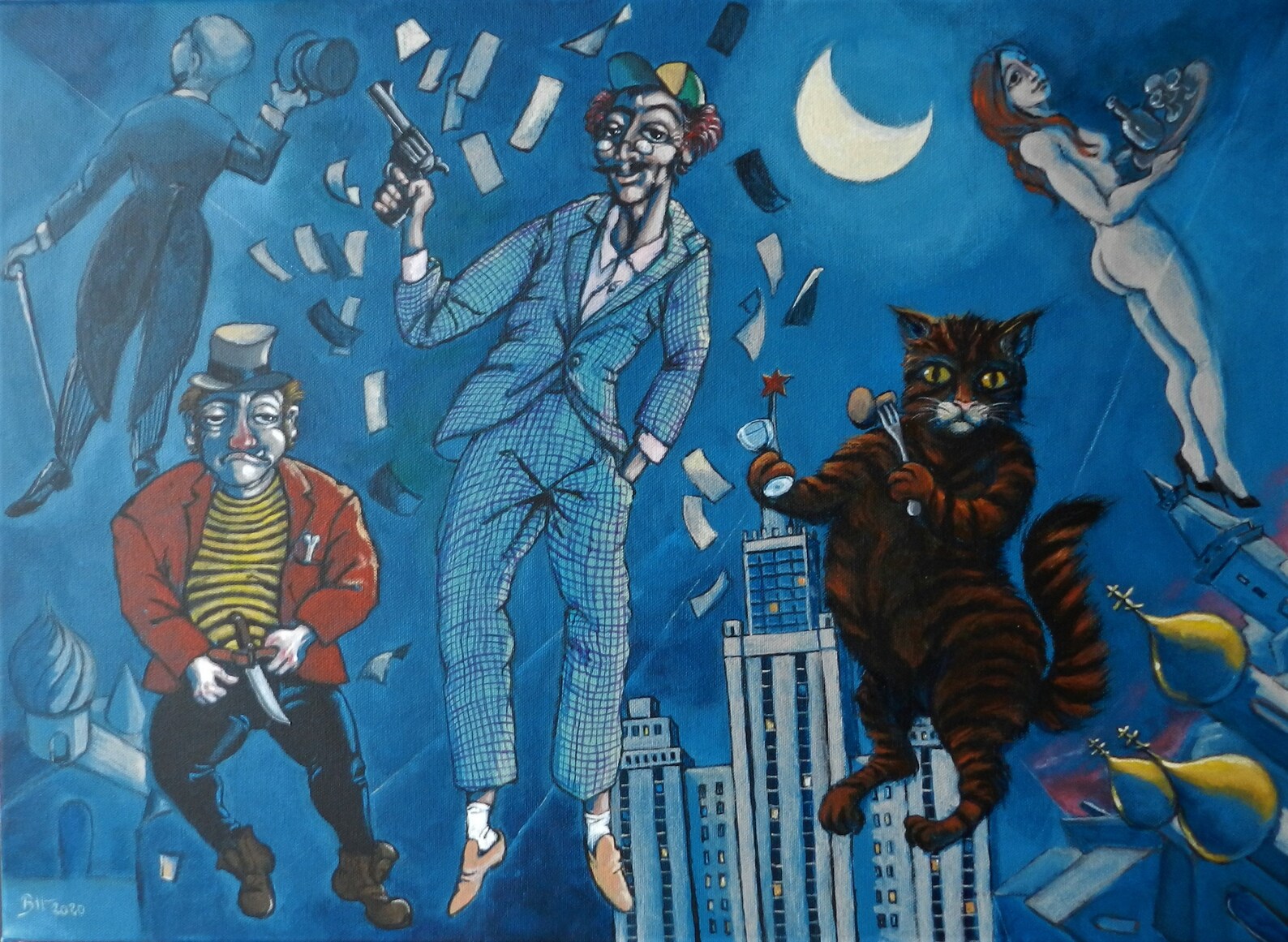 The Master and Margarita. Woland's Assistants | Etsy