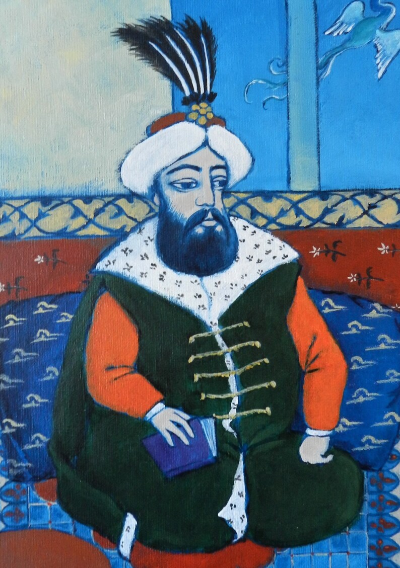 The Caliph Lost in Reverie - Etsy