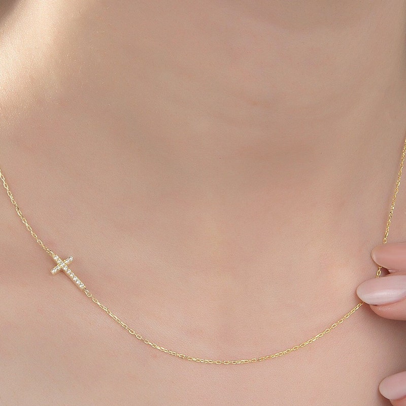 Sideways Cross - Etsy