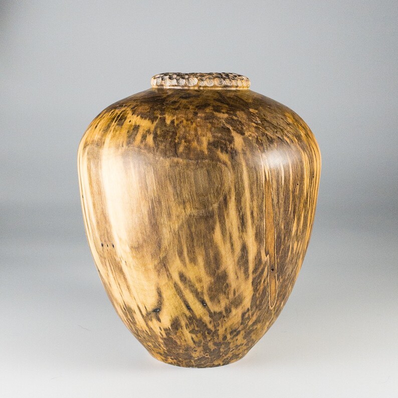 Spalted Sugar Maple Hollowform Vessel - Etsy