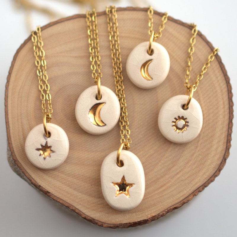 Small Charm Necklace - Etsy