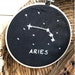 Constellations Embroidery Art | Zodiac | - Etsy