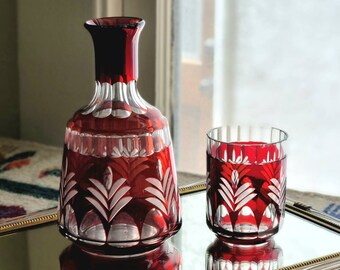 Cut Glass Tumble Up - Etsy