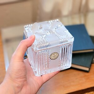 Crystal Clear Poland Lead Crystal Wrapped Gift Trinket Box, Crystal ...