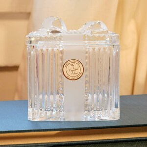 Crystal Clear Poland Lead Crystal Wrapped Gift Trinket Box, Crystal ...