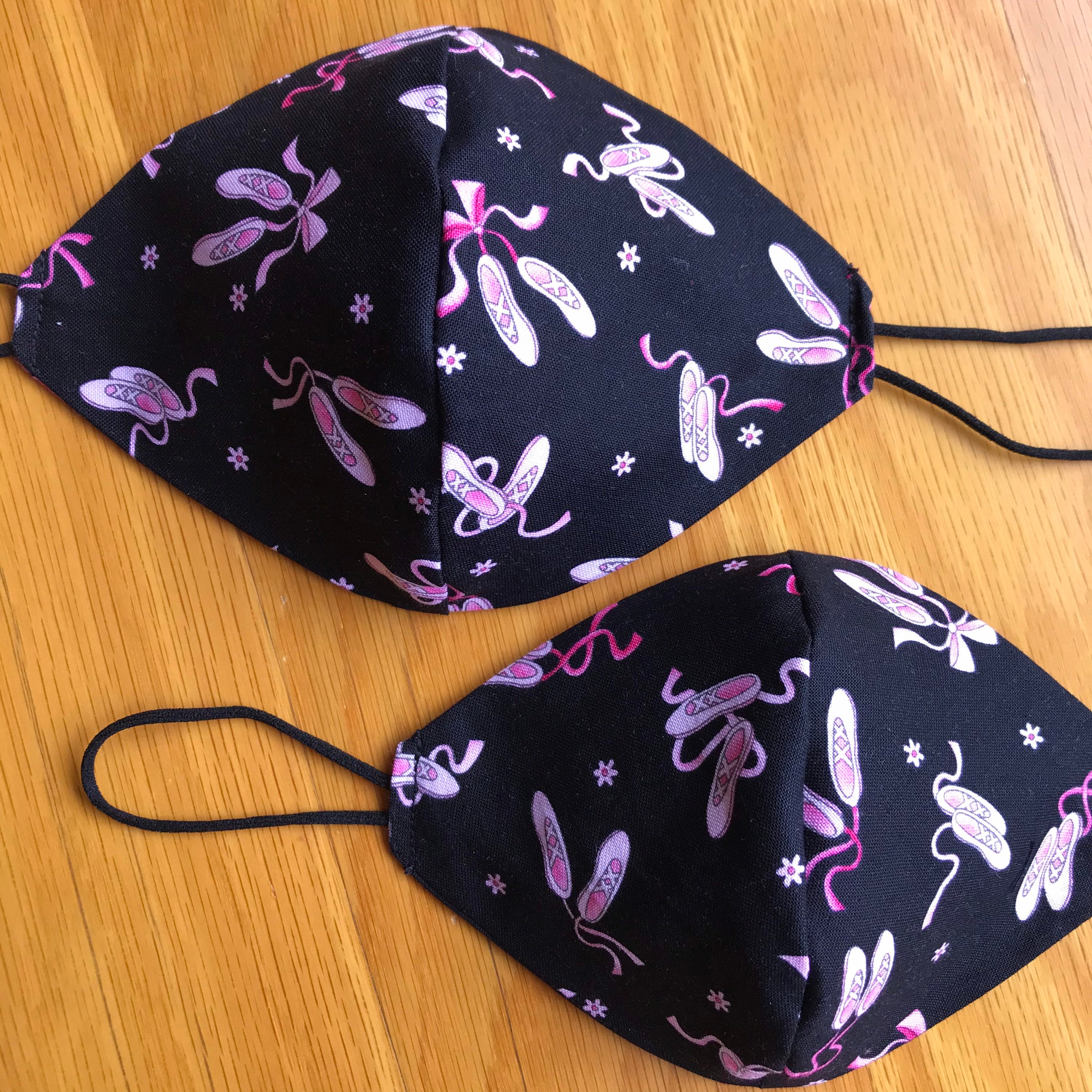 Ballerina Ballet Dance Reversible Washable Face Masks | Etsy