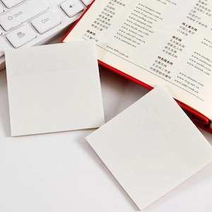 Transparent Plastic Clear Sticky Notes | School Supplies | Note Taking ...