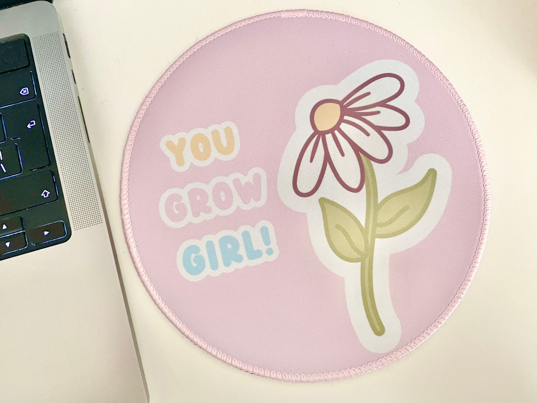 Cute Pink Mouse Pad, Kawaii Mouse Mat, Mousepad Japanese, Office Desk ...