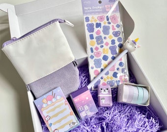 Purple Stationery | Etsy